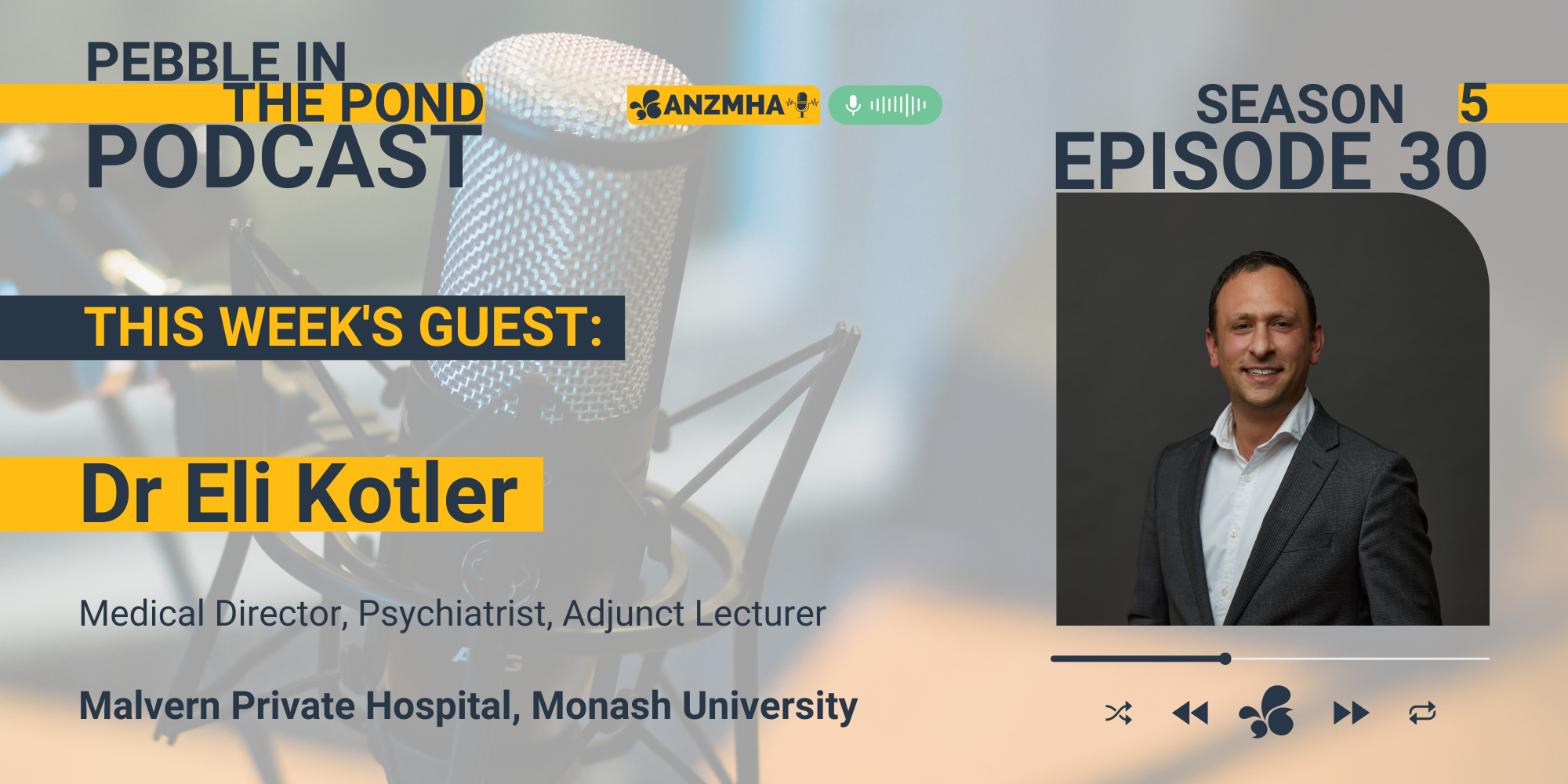 ANZMHA Podcast: Dr Eli Kotler